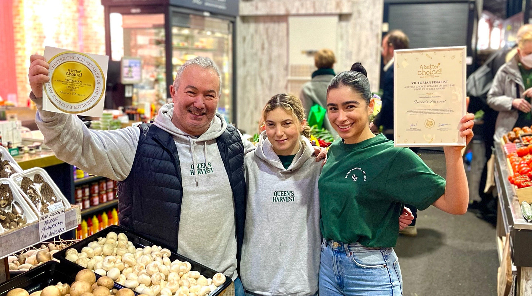 Queen's Harvest Nominated for 'Retailer of the Year' People's Choice A