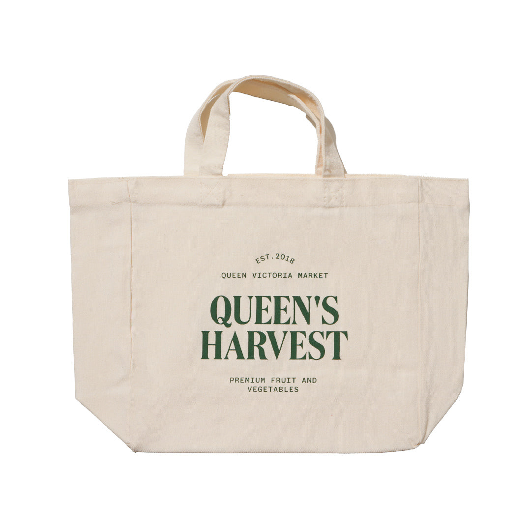 Queen's Harvest Tote Mini White